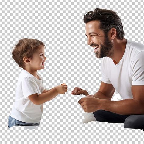 Pai Segurando Filha Em Casa Psd Premium