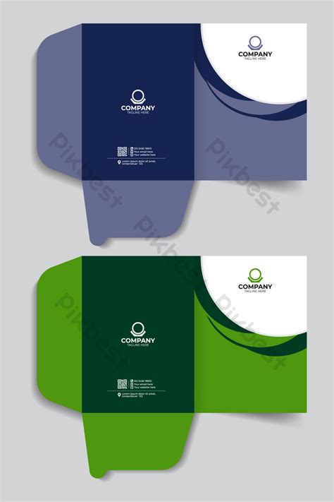 Minimal File Folder Design Report Cover Template Ai Free Download