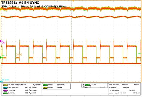 TPS62913 Duty Cycle Of Synch Signal Power Management Forum Power Management TI E2E