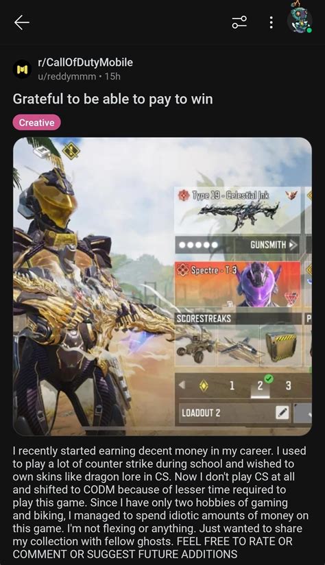 Says Theyre Not Flexing Says Theyre Pay To Win Theyre Wrong On