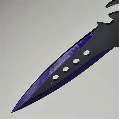 Set 3 Cutite Ninja De Aruncat In Copaci 18 Cm Mov Si Negru Model Abyss Dalimag Emag Ro