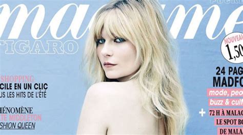 Kirsten Dunst Goes Topless For Madame Figaro Magazine Huffpost Null