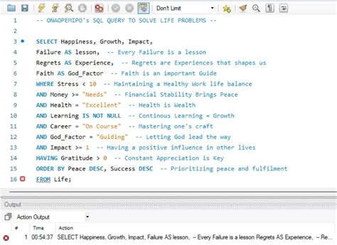 Onaopemipo Adeniyi 🇳🇬🌍 On Linkedin Sql Datahumor Growth Continouslearning