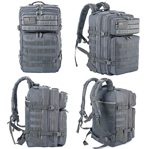 45l Large Basic Gym Backpack Grey Lhi