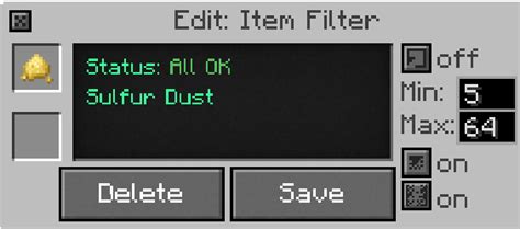 Logistical Sorter Does Not Properly Handle Min And Max Values Of Size