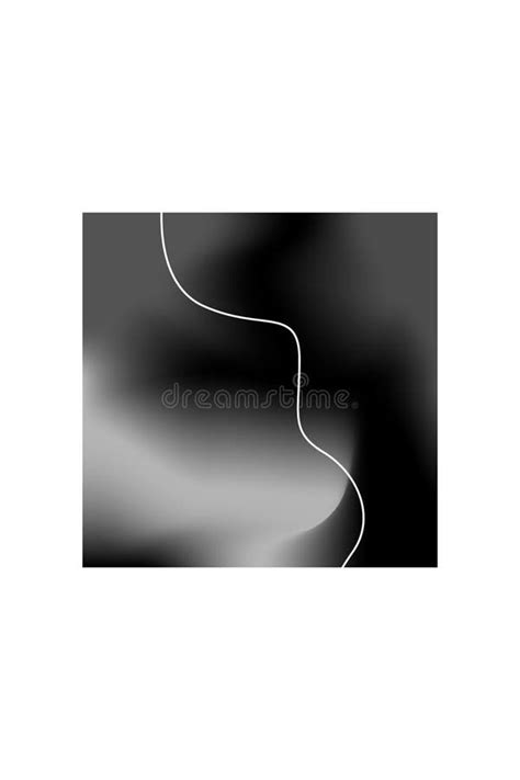 abstract greyscale gradient wall decor stock illustration