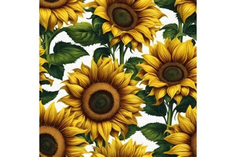 Sunflower Pattern Graphic By Mimishop · Creative Fabrica Sunflower Pattern Graphic By Mimishop · Creative Fabrica