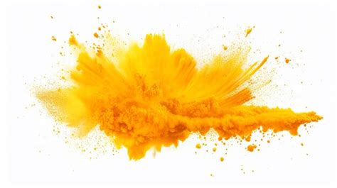 Premium Ai Image Yellow Powder