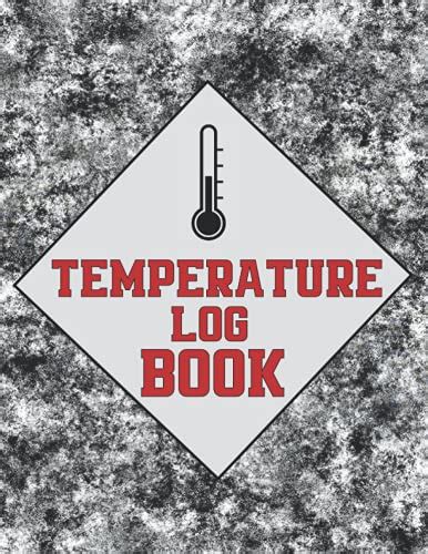 Temperature Log Book Body Temperature Monitoring Log Sheets Tracker Employees Patients