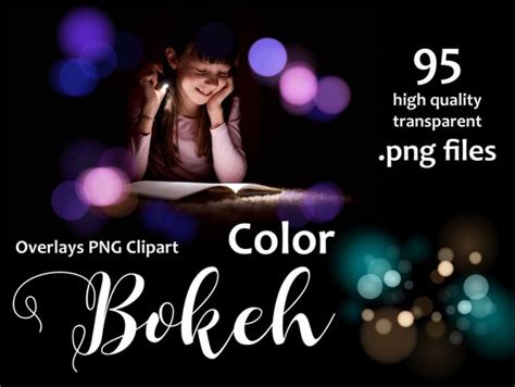 Color Bokeh Photo Overlays Color Bokeh Overlays PNG Etsy