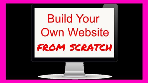 Build a Website From Scratch - HTML & CSS Tutorial - YouTube
