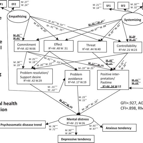 Figure1function Of Cognitive Style Empathizing Systemizing In The