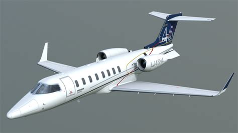 Bombardier Learjet 45 3d Model By Autoflex