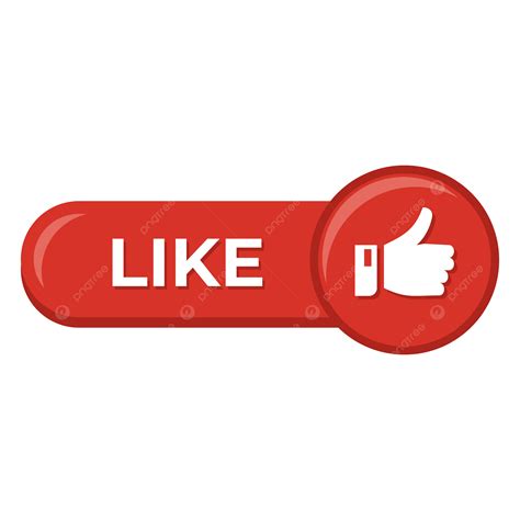 Youtube Like Button Vector Like Like Button Youtube Like Button Png And Vector With