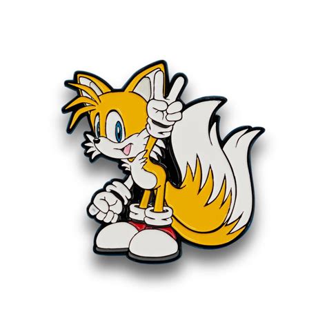 Sonic The Hedgehog Tails Enamel Collector Pin Free Shipping