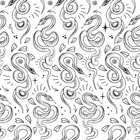 Patrón De Serpiente Sin Fisuras Patrón De Serpiente Fondo De Serpiente