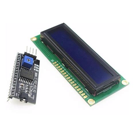 Display Lcd X Fundo Azul Com Modulo I C Shopee Brasil