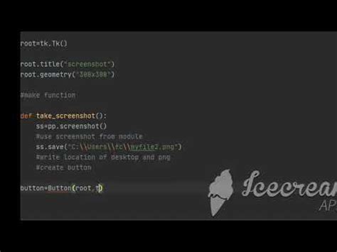 Learn How To Take Screenshot Using Python And Tkinter YouTube