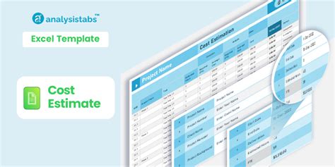 Excel Template Cost Analysis Project