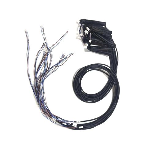 5x26awg Jst Mainboard Electrical Spiral Cables Spring Wire Coiled Cable