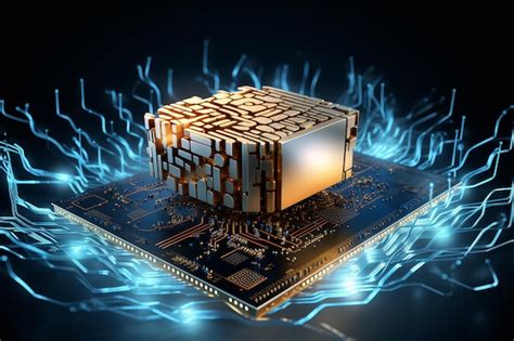 Premium Photo | Digital brain of future is artificial intelligence with neural connections with ...
