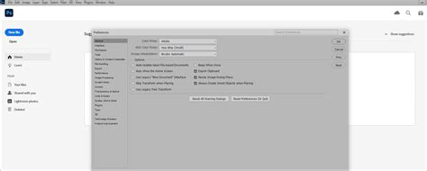 Solved Turn Off Welcome Screen In Latest Version Of Photo Adobe