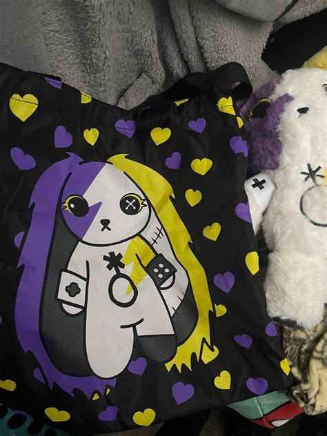 Plushie Dreadfuls Non Binary Rabbit Plush Stuffed Animal Mysterious