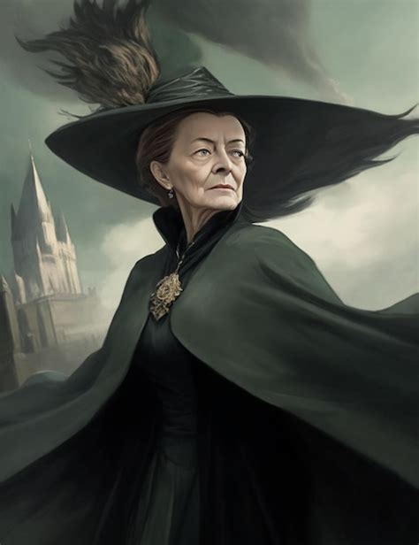 Premium Ai Image Minerva Mcgonagall