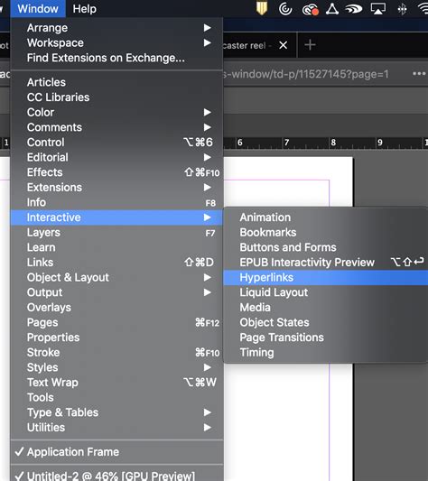 Solved Cant Find Hyperlinks Window Adobe Product Community 11527145