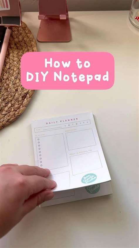 How To Make Diy Notepads Craft Ideas Diy Inspiration Notepad