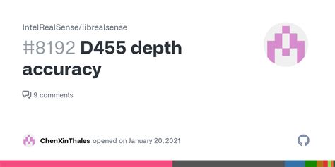 D455 Depth Accuracy · Issue 8192 · Intelrealsenselibrealsense · Github