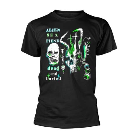 Alien Sex Fiend Dead And Buried T Shirt Gothic New Age Dark Ambient Season Of Mist