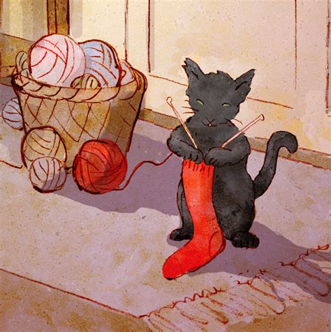 Knitty Kitty Downloadable Print Etsy