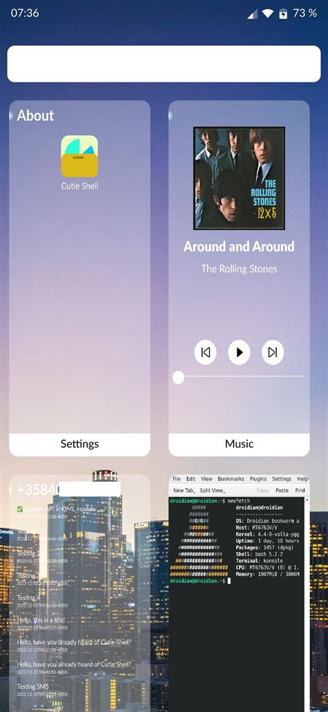 Screenshots Cutie Shell