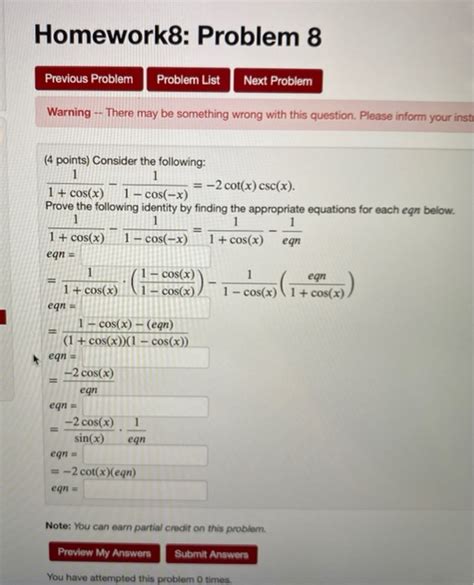 solved homework8 problem 8 previous problem problem list