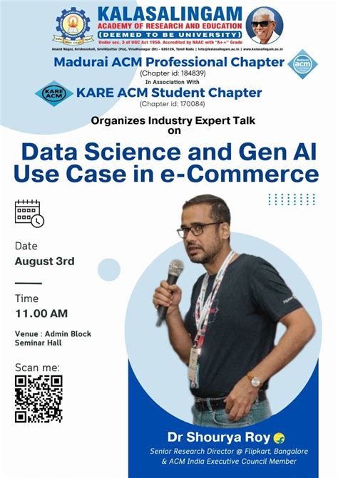 Acm Analytics Machinelearning Ai Datascience Event Innovation Kare Novartis Techtalk