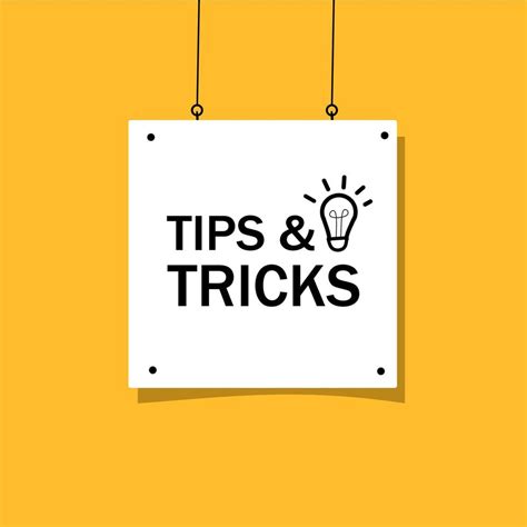 Tips And Tricks Poster Icon Design Education Faq Flat Vector