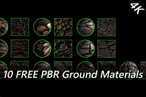 Free 4k Pbr Materials 10 Ground Materials Urp 2d Nature Unity