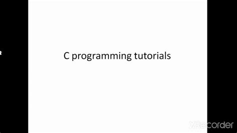 C Programming Tutorial For Beginners Youtube