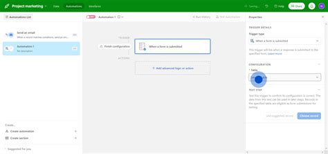 how to create an automation in airtable