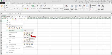 Transpose Row Values To Column In Excel