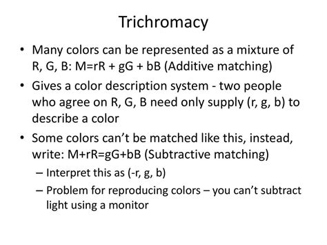 Lecture 8 Dynamic Range And Trichromacy Li Zhang Spring Ppt Download