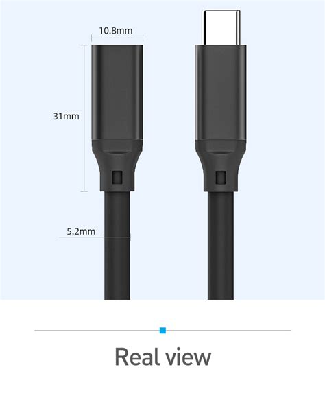 Type C Extension Cable Usb Gen Male To Female Gbps Data Cable Docking Station Ns Nintendo
