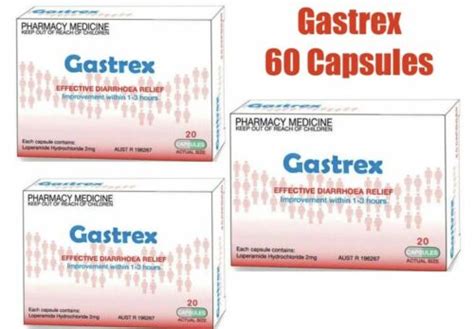 Gastrex 2mg 65 Capsules Loperamide Imodium Gastro India Ubuy