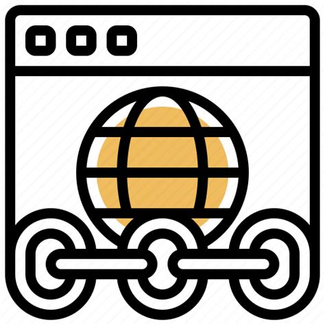 connect hyperlink link network website icon