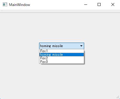 QtのQCombBoxの使い方 Qt nprograms blog