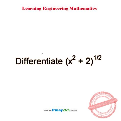 Solution Differentiate X2212