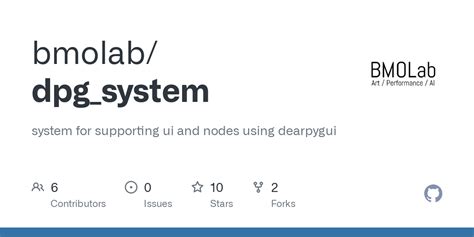 Github Bmolabdpgsystem System For Supporting Ui And Nodes Using Dearpygui