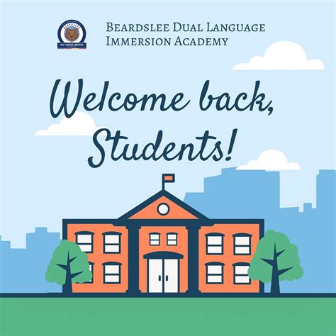 Welcome Back 1st And 2nd Graders Back Beardslee Academy