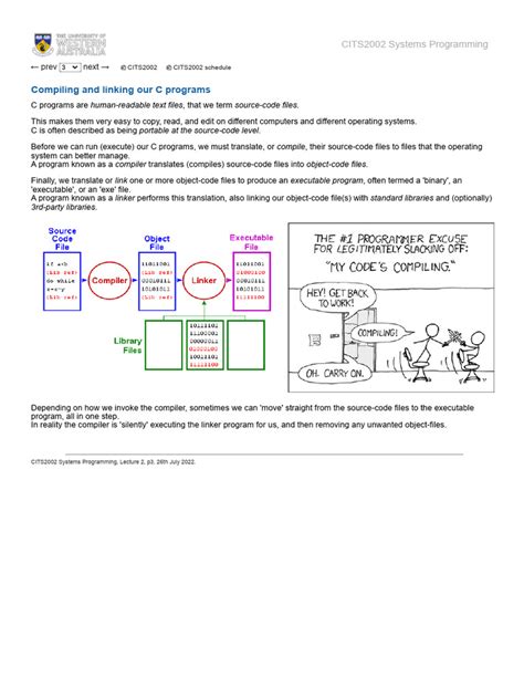 Cits2002 Systems Programming Lecture 2 P3 Pdf